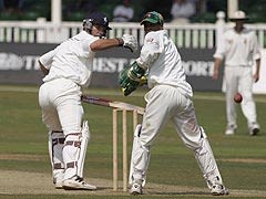 Kent's Alex Loudon, on his way to a battling half-century against South Africa | ESPNcricinfo.com