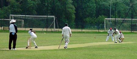 Action from the Israel v Italy game | ESPNcricinfo.com