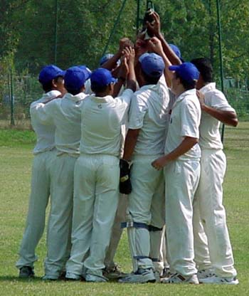Israel celebrate another wicket | ESPNcricinfo.com