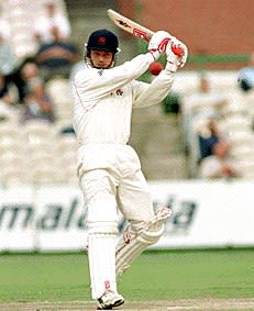 Graham Lloyd on his way to 84 in the 2nd innings, County Championship ...