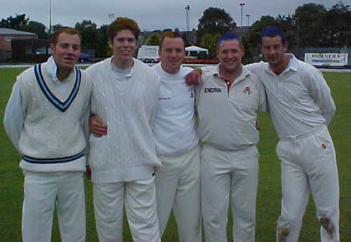 Liam Deasey, Cameron McKay, Paul Houldsworth, Alan Armer and Ian ...