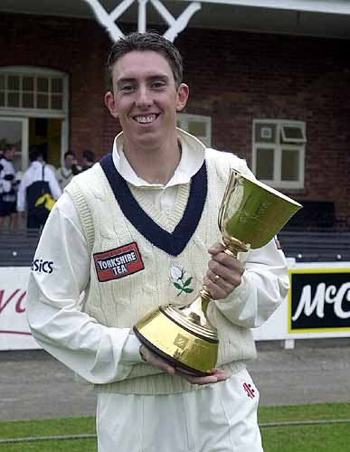 Simon Guy celebrating the CricInfo Championship success | ESPNcricinfo.com