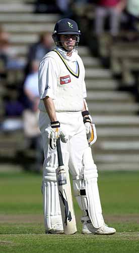 Matthew Wood, newly capped by Yorkshire at Scarborough 2001 ...