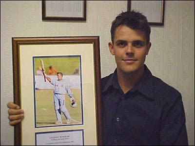 Jacques Rudolph signed print | ESPNcricinfo.com