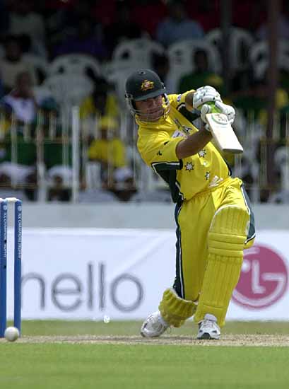 Ricky Ponting with a majestic drive in his innings of 37 | ESPNcricinfo.com