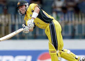 Martyn drives a ball during his 73 at Colombo | ESPNcricinfo.com