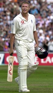 Andrew Flintoff walks off after his 95 v SA at The Oval | ESPNcricinfo.com