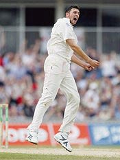 Steve Harmison celebrates | ESPNcricinfo.com