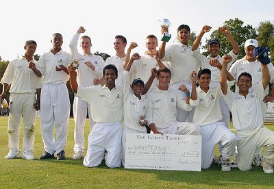 Wanstead CC celebrate their 2003 Portman U15 championship ...