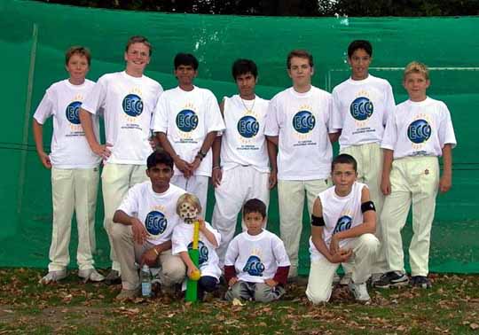 Young German cricketers turned out to help promote cricket over the ...