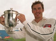 Damien Martyn with the Walter Lawrence Trophy | ESPNcricinfo.com