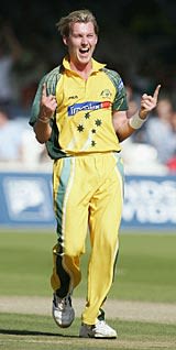 Brett Lee celebrates | ESPNcricinfo.com
