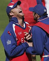 Andrew Flintoff and Steve Harmison in training | ESPNcricinfo.com