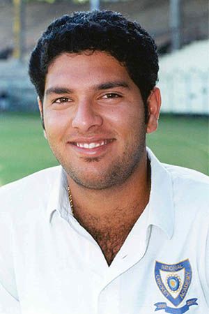 A satisfied Yuvraj Singh smiles to himself after being picked to play ...