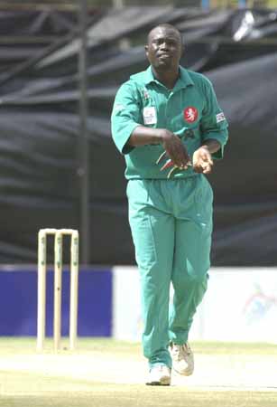 Thomas Odoyo in the field for Kenya | ESPNcricinfo.com