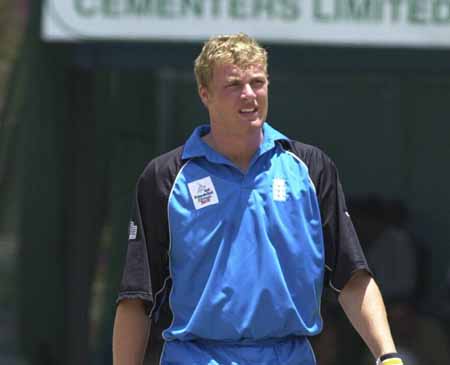 Andrew Flintoff playing for England in Nairobi | ESPNcricinfo.com