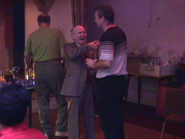 Jim Coady and Paul Fitzpatrick share a joke at the handover of the A ...