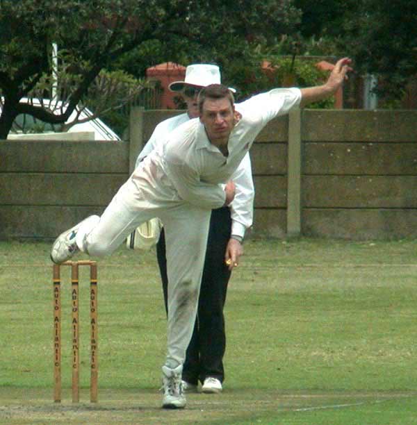 WPCC's Carl Snyman sending down a delivery against Pinelands ...