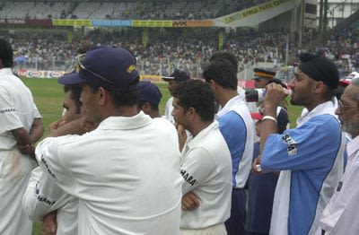 Indian players seen at the presentation ceremony | ESPNcricinfo.com