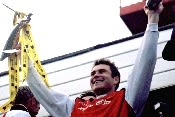 Mike Powell celebrates at Cardiff as Glamorgan win the Norwich Union ...