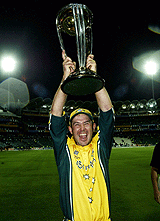 Ricky Ponting celebrates World Cup win | ESPNcricinfo.com