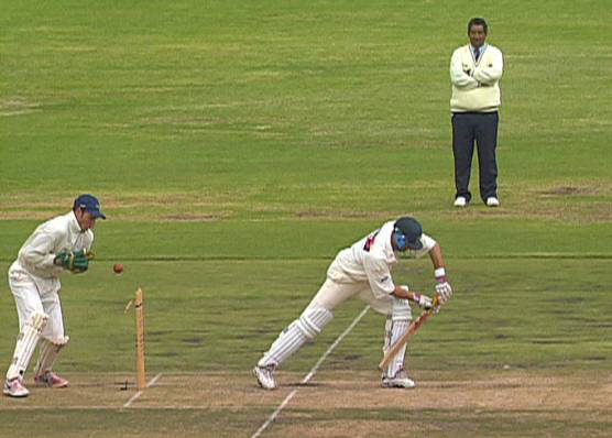 HD Ackerman is bowled, 1997 | ESPNcricinfo.com
