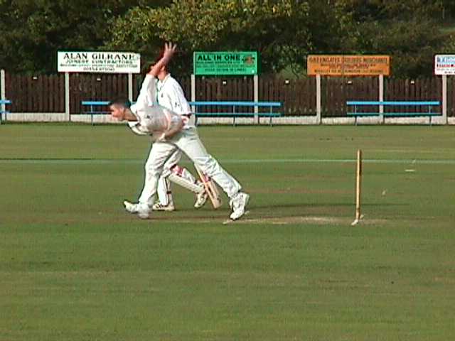 Lee Daggett in full flow at Church | ESPNcricinfo.com