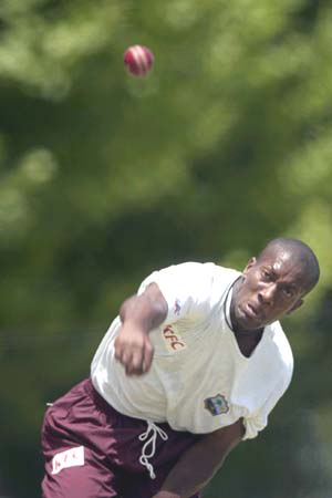 McLean bowling during training | ESPNcricinfo.com
