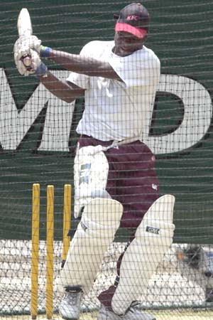 Jacobs batting at training | ESPNcricinfo.com