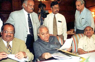 BCCI President AC Muthiah and other office bearers at the special GBM ...