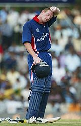 Collingwood takes a breather during his 31 | ESPNcricinfo.com