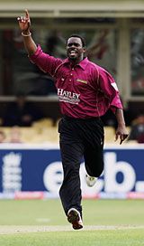 Carl Greenidge celebrates | ESPNcricinfo.com