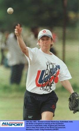 Jan Brittin at practice, Hyderabad | ESPNcricinfo.com
