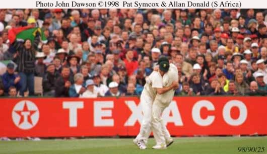 Donald and Symcox collide | ESPNcricinfo.com