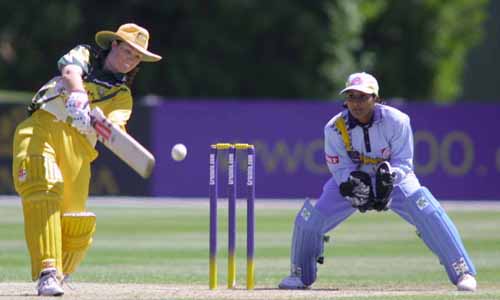 Joanne Broadbent in her innings of 6 | ESPNcricinfo.com