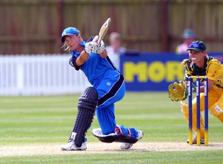 English captain Clare Connor hits a four | ESPNcricinfo.com