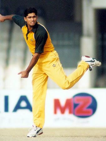 Qaiser Abbas in his follow through | ESPNcricinfo.com