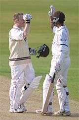 Nadeem Shahid and Ali Brown celebrate | ESPNcricinfo.com